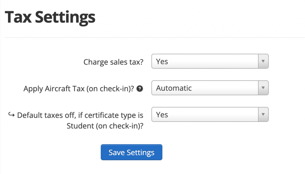 General Settings | Flight Circle