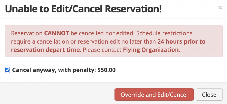 Schedule Settings | Flight Circle